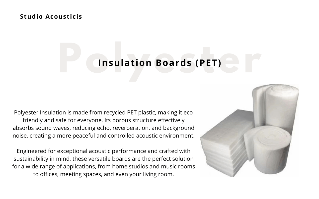 Polyester Insulation (PET) | 2inch High Quality Boards | India