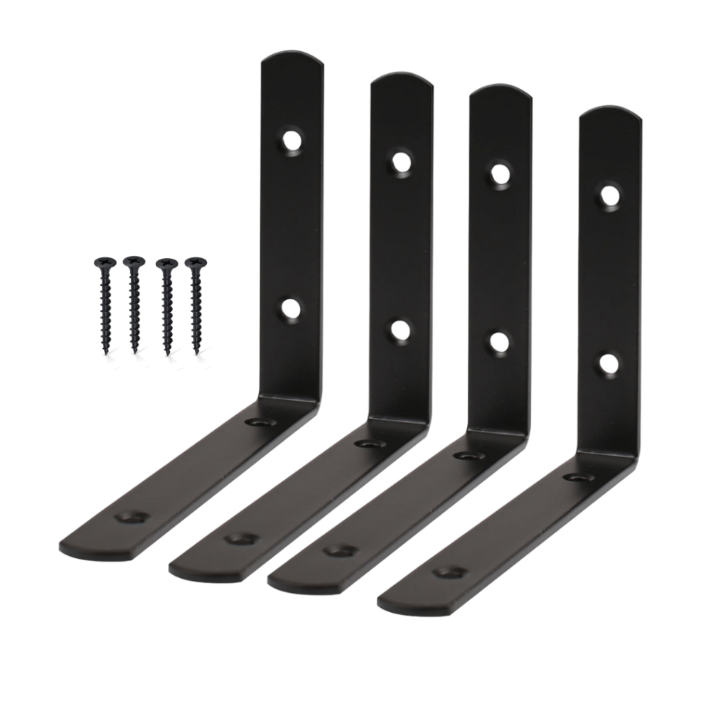 4″ L Bracket Wall Hardware Kit For Quality Acoustic Panels